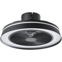 Eglo LED Deckenleuchte &raquo;VALLONIA 1 Leuchte und Ventilator - ABS - LED;LED - 1X25, 2W;1X6, 5W&laquo; LED-Modul 1 Stk. Kaltwei&szlig; Neutralwei&szlig; RGB...