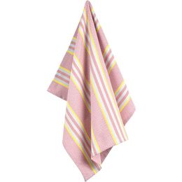 Pad Geschirrtuch &raquo;CAPRI&laquo; 100% Baumwolle, 50x70 cm, gestreift pink 100% Baumwolle