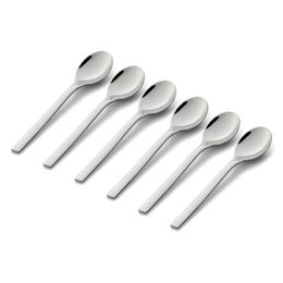 WMF Kaffeel&ouml;ffel &raquo;Nuova, L&ouml;ffel-Set&laquo; 13, 5 cm, Cromargan Edelstahl Rostfrei 18/10, sp&uuml;lmaschinenfest Edelstahl