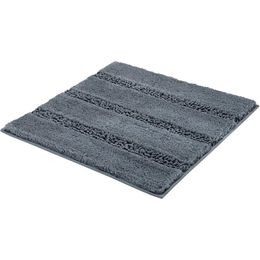 Kleine Wolke Badematte &raquo;Monrovia&laquo; H&ouml;he 23 mm rutschhemmend beschichtet fu&szlig;bodenheizungsgeeignet Badteppich, Uni Farben, gestreift, aus Mikrofaser,...