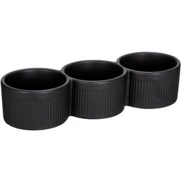 Sch&ouml;ner Wohnen Kollektion SCH&Ouml;NER WOHNEN-KOLLEKTION Dipschale &raquo;Refia&laquo; 1 tlg. aus Keramik Hochwertige Dipschalen aus Keramik, je 150ml Schwarz