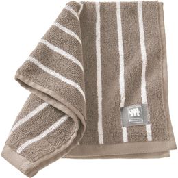 Musterring G&auml;stehandtuch &raquo;Needlestripe&laquo; hautschmeichelnd, super weich grau Jacquard, Baumwolle