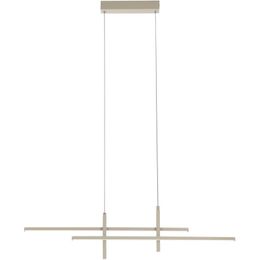 Eglo H&auml;ngeleuchte &raquo;TREPILIANO Pendellampe - Alu, Stahl - LED - 20W - IP20&laquo; LED-Modul 1 Stk. Warmwei&szlig; H&auml;ngelampe, Deckenlampe, Wohnzimmer,...
