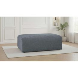 OTTO home Polsterhocker &raquo;Koa Pouf, Webstoff, Cord, Struktur, Chenille&laquo; Wellenunterfederung, weicher Lounge-Sitzkomfort 100% Polyester