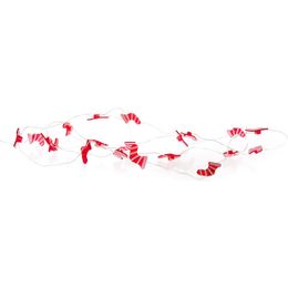 MyFlair M&Ouml;BEL & ACCESSOIRES Dekoobjekt &raquo;LED-Lichterkette, Weihnachtsdeko rot&laquo; mit 20 LEDs, mit kleinen Weihnachtsstiefeln, L&auml;nge ca. 235 cm rot