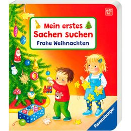 Ravensburger &raquo;Pappbilderbuch, Mein erstes Sachen suchen Frohe Weihnachten&laquo; bunt Dieses beliebte Suchprinzip f&ouml;rdert nicht nur die Sprachentwicklung, sondern macht 