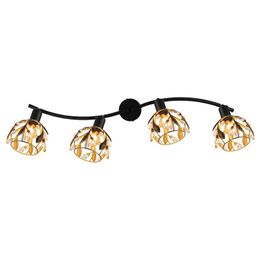 Globo LIGHTING Deckenstrahler &raquo;MIKA&laquo; E14 1 Stk. Spot Deckenspot Flur Schlafzimmer Wohnzimmer schwarz matt