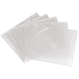 Hama CD-Hülle »CD Slim Box, 20er Pack, Transparent, Schutzhülle, Hülle, Schutzcase« Transparent