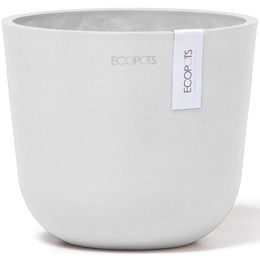 Ecopots Blumentopf »Oslo Mini 16 Weiß« für den Innenbereich Weiß