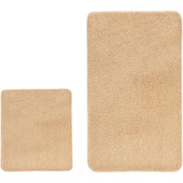 Kleine Wolke Badematte &raquo;RELAX&laquo; H&ouml;he 30 mm rutschhemmend beschichtet fu&szlig;bodenheizungsgeeignet Badteppich, Uni Farben, rechteckig, rund & als Set erh&auml;ltlich 
