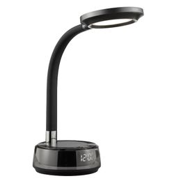 Brilliant LED Schreibtischlampe &raquo;Moonglow&laquo; LED-Modul 1 Stk. warmwei&szlig; - kaltwei&szlig; 790 lm, 2700-5000K, RGB-Sockel, Wireless Charging, dimmbar, 53 cm...