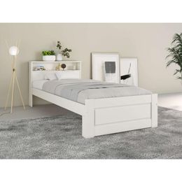 OTTO home Massivholzbett &raquo;FLAVION, TOPSELLER! Jugendbett, FSC zertifizierte massive Kiefer&laquo; Breite: 90, 140, 180, Qualit&auml;tsprodukt, Regal, 
