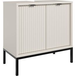 BASIC BY BALCULINA Waschbeckenunterschrank &raquo;Lucera Waschbeckenunterschrank, Badezimmerschrank BxHxT 60x60x32&laquo; 1 Stk. tlg. Breite 60 cm, T&uuml;r L/R...