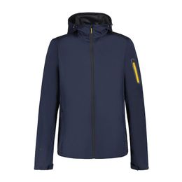 Icepeak Damen Softshelljacke &raquo;H SOFTSHELLJACKE BRINSMADE&laquo; 1 Stk. tlg. mit Kapuze f&uuml;r sportliche Aktivit&auml;ten, mit hochschlie&szlig;endem Kragen blau 58