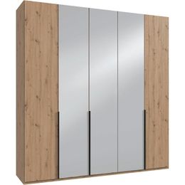 wimex Kleiderschrank &raquo;Mugano,in 5 Breiten,2 H&ouml;hen,2 Tiefen, viele Farben, Made in Germany&laquo; in Basic oder Premium Ausstattung, mit langen Griffen aus Metall,