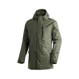 Maier Sports Winterjacke »Peyor long« warme Herren Regenjacke, wattierter Parka, wasserdicht + atmungsaktiv moosgrün 50 50 Jacke in lockerem...