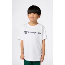 Champion T-Shirt »SPORTWEAR T-SHIRT Standard Fit« 1 tlg. WHT-NS L (152/158) L (152/158) T-Shirt für Kinder mit sportlichem Stil