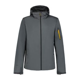 Icepeak Softshelljacke &raquo;H SOFTSHELLJACKE BRINSMADE&laquo; 1 Stk. tlg. mit Kapuze f&uuml;r sportliche Aktivit&auml;ten, mit hochschlie&szlig;endem Kragen LEAD-GREY 1 50...