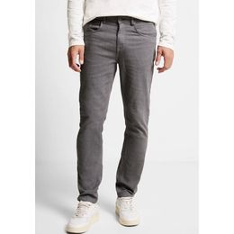 Street One MEN Chinohose mit strukturierter Optik carbon grey 33 - L&auml;nge 34 L&auml;nge 34 33 Casual Hose von Street One