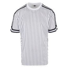 Urban Classics Damen Urban Classics T-Shirt &raquo; Herren Oversized Striped Mesh Tee&laquo; 1 Stk. L
