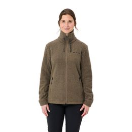 Vaude Damen Vaude Fleecejacke &raquo;WOMEN'S SKOMER WINTER FLEECE JACKET&laquo; 1 Stk. tlg. f&uuml;r Erwachsene, mit w&auml;rmendem und schnell trocknendem Material beige 