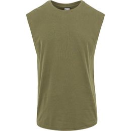 Urban Classics T-Shirt &raquo;Herren Open Edge Sleeveless Tee&laquo; 1 Stk. olive 5XL 5XL KLARES DESIGN: Minimalistisch und vielseitig kombinierbar