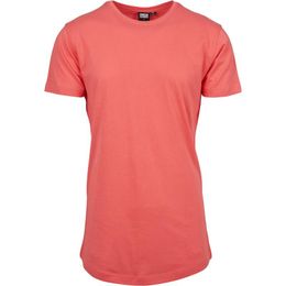 Urban Classics Kurzarmshirt &raquo;Herren Shaped Long Tee&laquo; 1 Stk. coral S S KLARES DESIGN: Minimalistisch und vielseitig kombinierbar