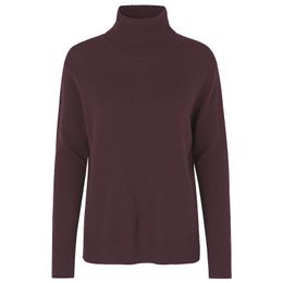 rosemunde Damen rosemunde Rollkragenpullover &raquo;Laica roll neck&laquo; Kragen, Strick, Langarm, schlicht, w&auml;rmend, leicht, weich, Wollmix rot S