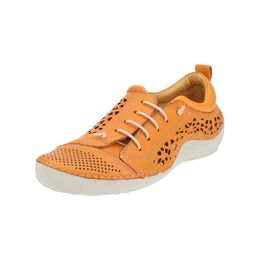 COSMOS Comfort Damen COSMOS Comfort Schn&uuml;rschuh &raquo;COSMOS Comfort Halbschuhe Leder&laquo; orange 40