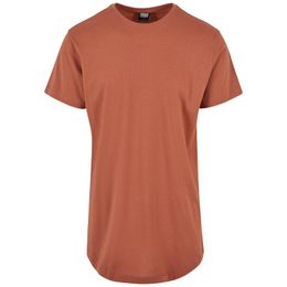 Urban Classics Kurzarmshirt &raquo;Herren Shaped Long Tee&laquo; 1 Stk. terracotta XXL XXL KLARES DESIGN: Minimalistisch und vielseitig kombinierbar