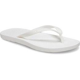 Crocs Zehentrenner &raquo;Flip&laquo;, Badeschuh, Sandale, Sommerschuh mit weichem Zehensteg wei&szlig; 38 38 Bequemer Zehentrenner von Crocs f&uuml;r sonnige Tage