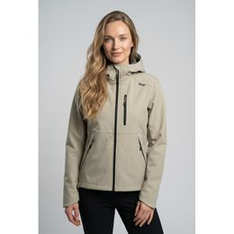 Icepeak Damen Softshelljacke &raquo;BURNET&laquo; 1 Stk. tlg. f&uuml;r vielseitige Outdoor-Aktivit&auml;ten, wasserabweisend, atmungsaktiv 48