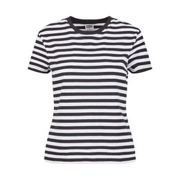Urban Classics T-Shirt &raquo;Damen Ladies Regular Striped Tee&laquo; 1 Stk. white/black S S Vielseitige T-Shirts f&uuml;r jeden Anlass