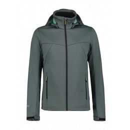 Icepeak Softshelljacke &raquo;H SOFTSHELLJACKE BIGGS&laquo; mit Kapuze f&uuml;r vielseitige Outdoor-Aktivit&auml;ten, atmungsaktiv, wasserabweisend dark olive 56 56...