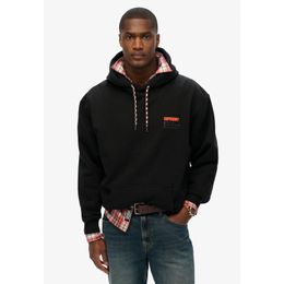 Superdry Kapuzensweatshirt &raquo;UTILITY SPORT LOGO LOOSE HOOD&laquo; Black 3XL 3XL Cooler Hoodie von Superdry