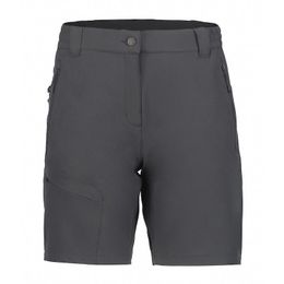 Icepeak Damen Funktionsshorts &raquo;D FUNKTIONSSHORT BEAUFORT&laquo; f&uuml;r vielseitige Aktivit&auml;ten, mit Rei&szlig;verschlusstaschen, atmungsaktiv grau 46, N-Gr