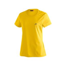 Maier Sports Funktionsshirt &raquo;Waltraud&laquo; Damen T-Shirt, schnelltrocknendes Freizeitshirt, Regular Fit gelb 42 42 Komfortables Funktionsshirt mit...