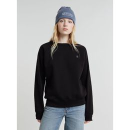 G-Star Raw G-STAR Longpullover &raquo;Premium Core 2.0 Sweater&laquo; dk black XXXS XXXS Gerippter Rundhalsausschnitt, dreieckiger Einsatz