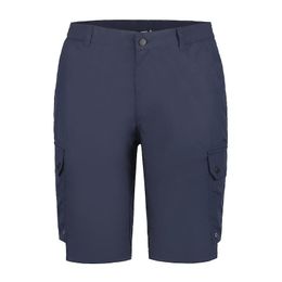 Icepeak Herren Cargobermudas &raquo;H CARGOBERMUDA ANZIO&laquo; mit mehreren Taschen, mit Hosenschlitz mit Rei&szlig;verschluss und Knopf blau 54, N-Gr