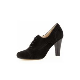 Evita MARIA Damen Schn&uuml;rpumps - Rauleder Schwarz - 34