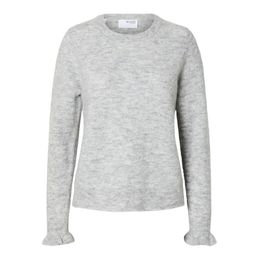 Selected Pullover 'LULU' Damen Gr&ouml;&szlig;e XL hellgrau