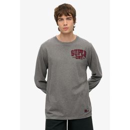 Superdry Shirt Herren Gr&ouml;&szlig;e S dunkelgrau / rot