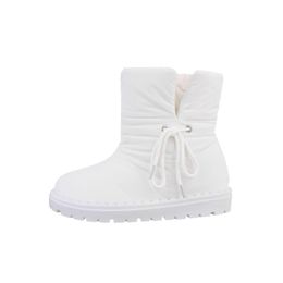Ital-Design Stiefelette in Wei&szlig; | Gr.: 37