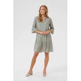 Cream Kleid CREmmiy Loose fit in Green Pink Flowers | Gr.: 42