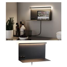 Paulmann LED Wandleuchte "Jarina 4,5W/1,6W USBC 230V 3000K Metall", schwarz, 1, H: 20cm, Leuchten, LED Wandleuchte