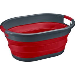 W&auml;schekorb Westmark, schwarz, B:38,5cm H:7,2cm T:53,5cm, Kunststoff, W&auml;schesammler, W&auml;schekorb, faltbar, 24 Liter