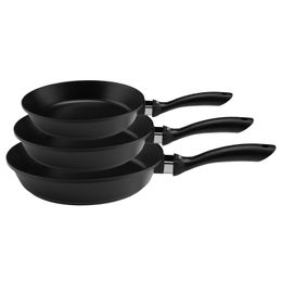 Pfannen-Set ELO "Alucast", schwarz, Ø:28cm, Pfannen, Induktion