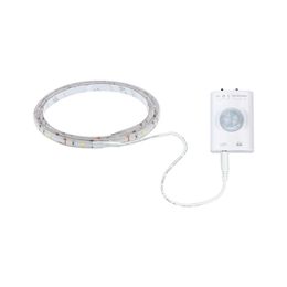 Paulmann LED-Streifen "1m inkl Akku 1,4W 3,7V wei&szlig; Kunststoff", wei&szlig;, Flammen 1 Stk., Lichterketten, Bewegungsmelder- und D&auml;mmerungssensor, LED-Streifen