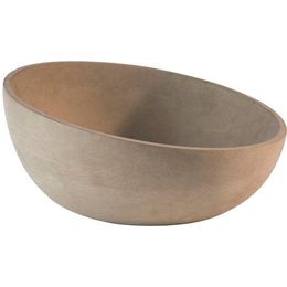 Schale APS "Element", grau, H:10,5cm &Oslash;:22cm, Stein, Sch&uuml;sseln, Schale, Beton