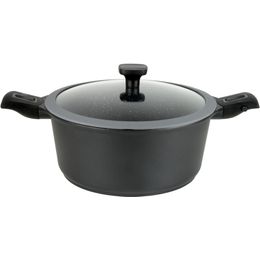 Kochtopf GSW "Easy Click", schwarz, Ø:20cm, Töpfe, Kochtopf, abnehmbarer Griff, Induktion